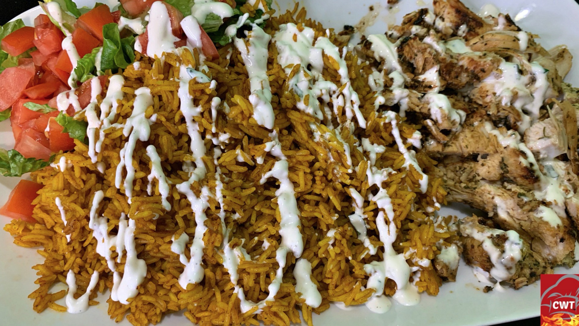 Halal Chicken And Rice - Cooking With Tammy.Recipes