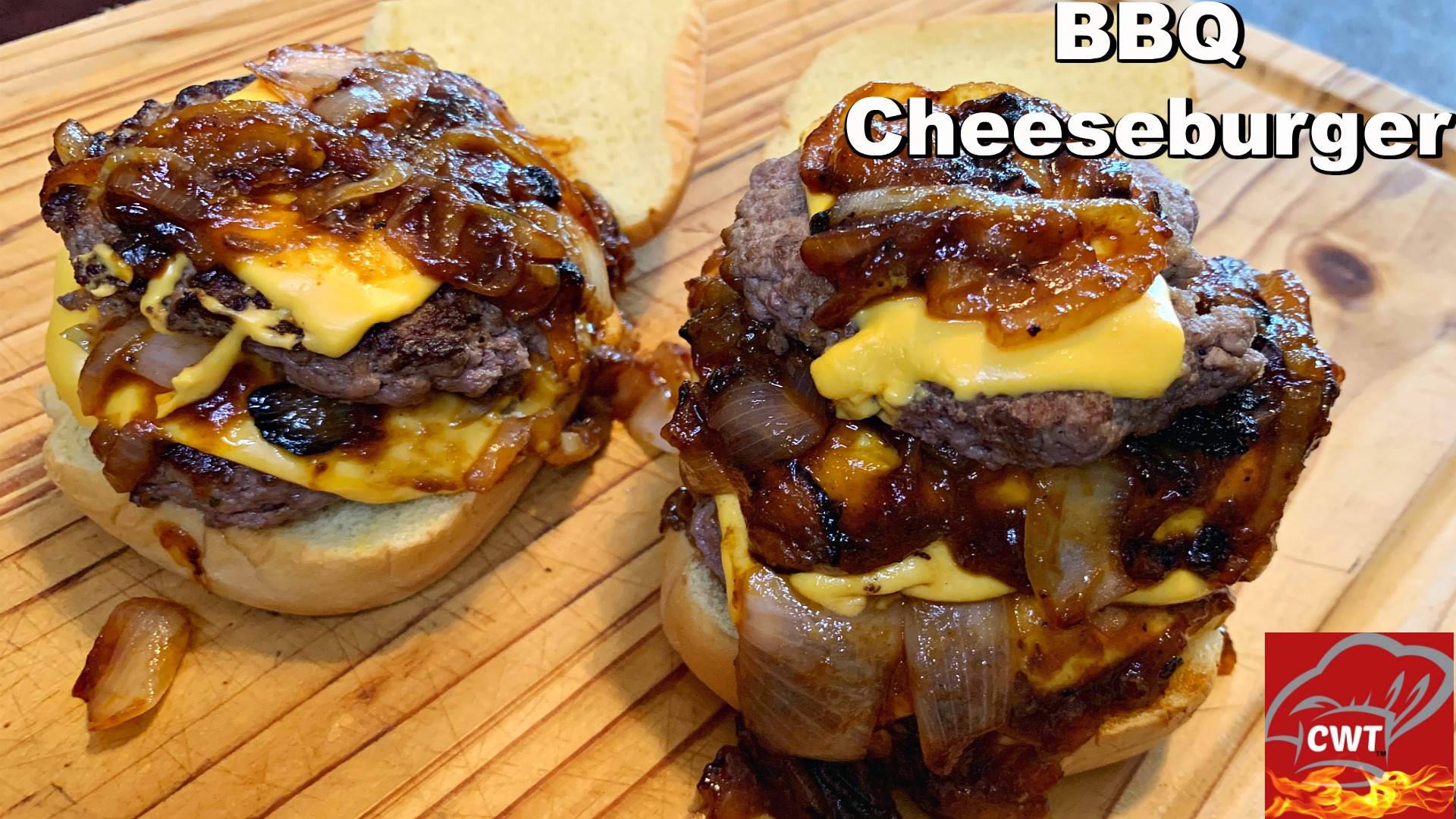 Best BBQ Triple Cheeseburger - Cooking With Tammy.Recipes
